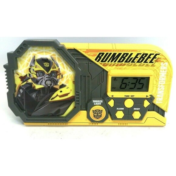 Hasbro | Other | Hasbro Transformers Bumblebee Snooze Light Alarm Clock ...